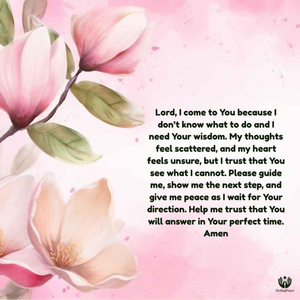 35+ Powerful Prayer for Guidance and Direction & Scriptures