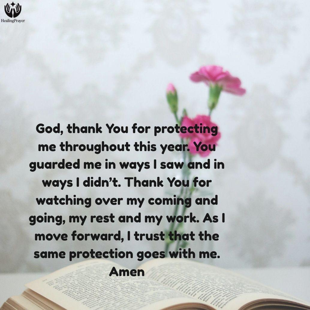 20+ Powerful Prayer to Thank God for the Year Ending