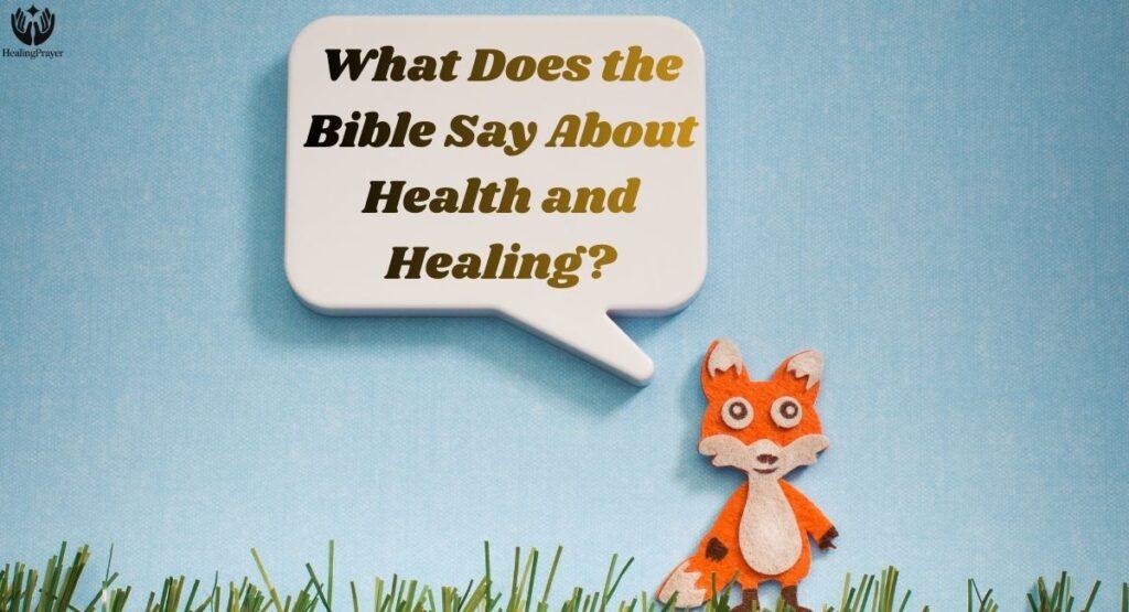 45+ Powerful Prayer for Good Health with Bible Verses