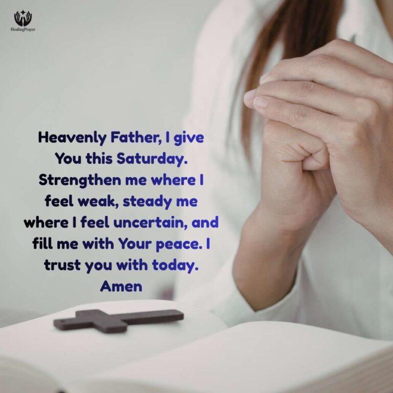 155+ Powerful Saturday Morning Prayers and Blessings