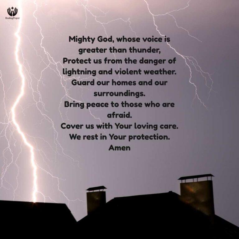 60+ Powerful Prayers for Protection and Safety During Storms