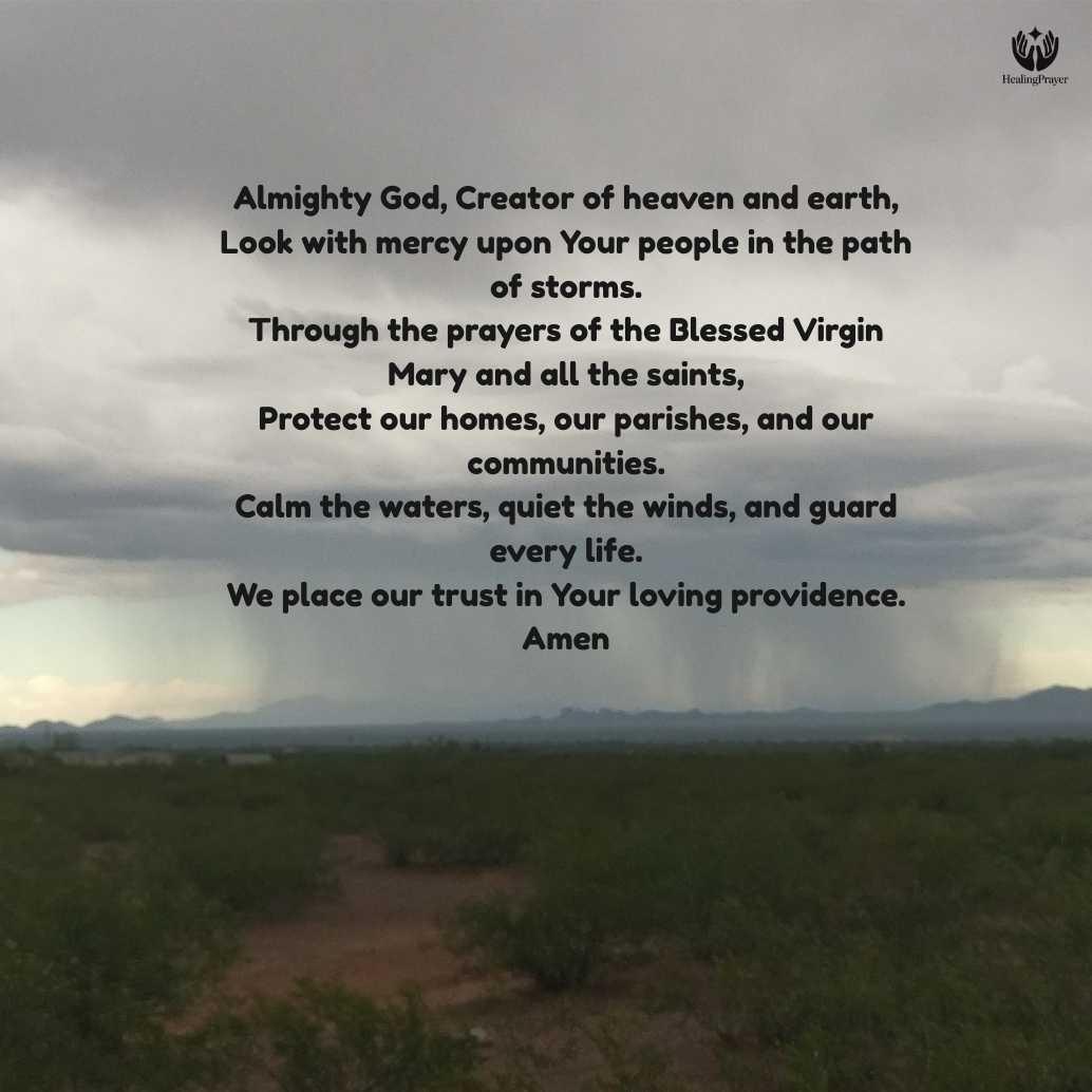 60+ Powerful Prayers for Protection and Safety During Storms