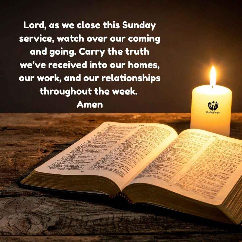 80+ Powerful Closing Prayer for Church Service & Scriptures