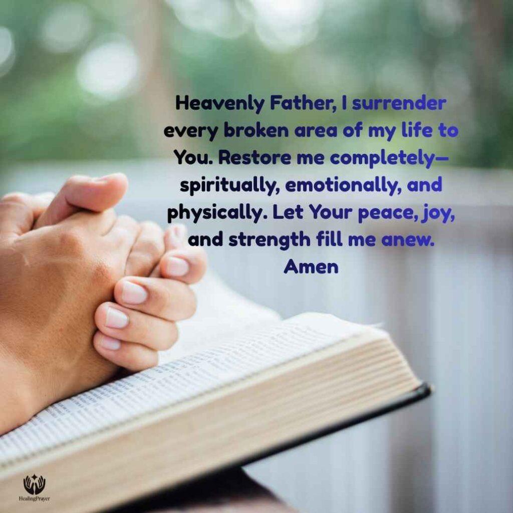 180+ Powerful Prayers for Restoration with Bible Verses