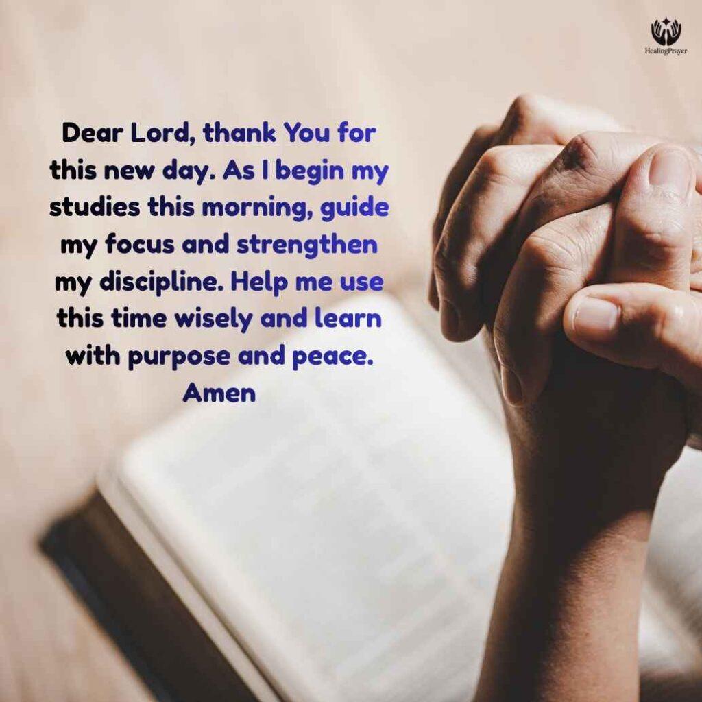 35+ Powerful Prayers Before Studying with Bible Verses