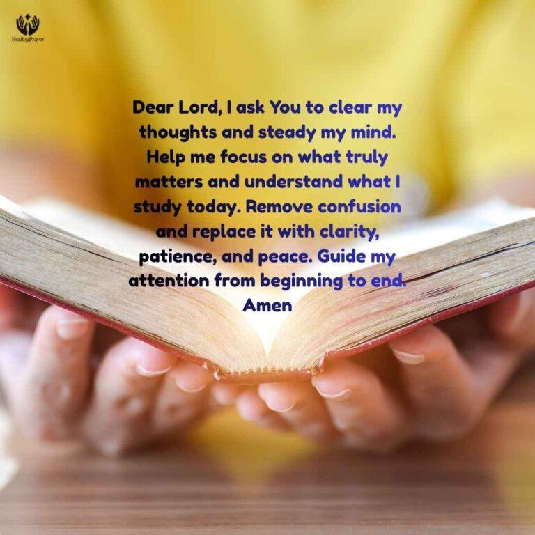 35+ Powerful Prayers Before Studying with Bible Verses