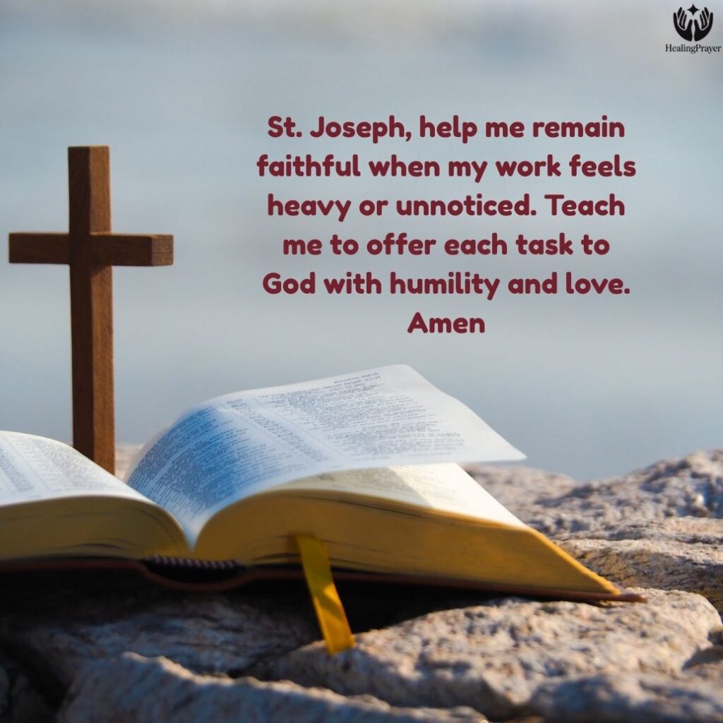 30+ Powerful Prayer to St. Joseph for Work with Bible Verses
