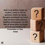 35+ Powerful Prayers Before Studying with Bible Verses