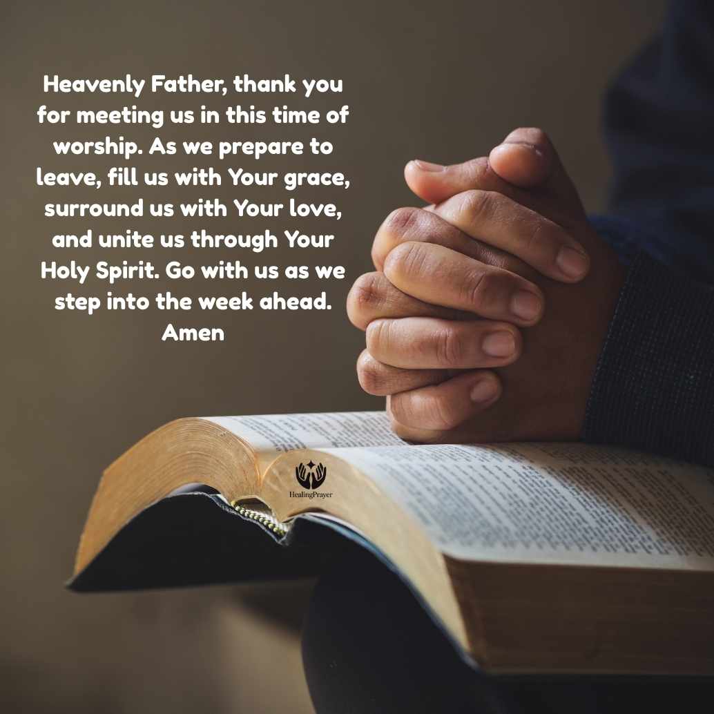 80+ Powerful Closing Prayer for Church Service & Scriptures