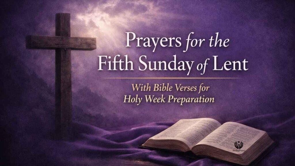 60+ Powerful Prayers for the Fifth Sunday of Lent 2026