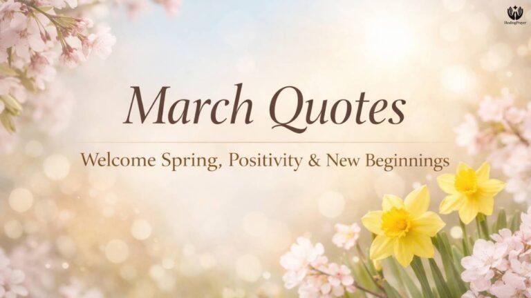 600+ Uplifting March Quotes to Welcome Spring & Positivity