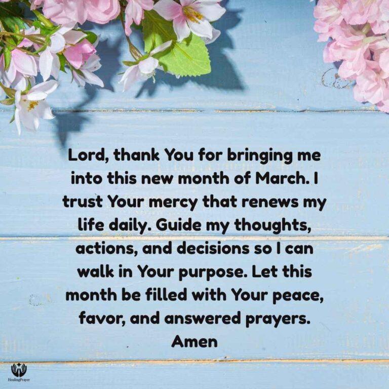 420+ Powerful Prayers for the Month of March with Scriptures