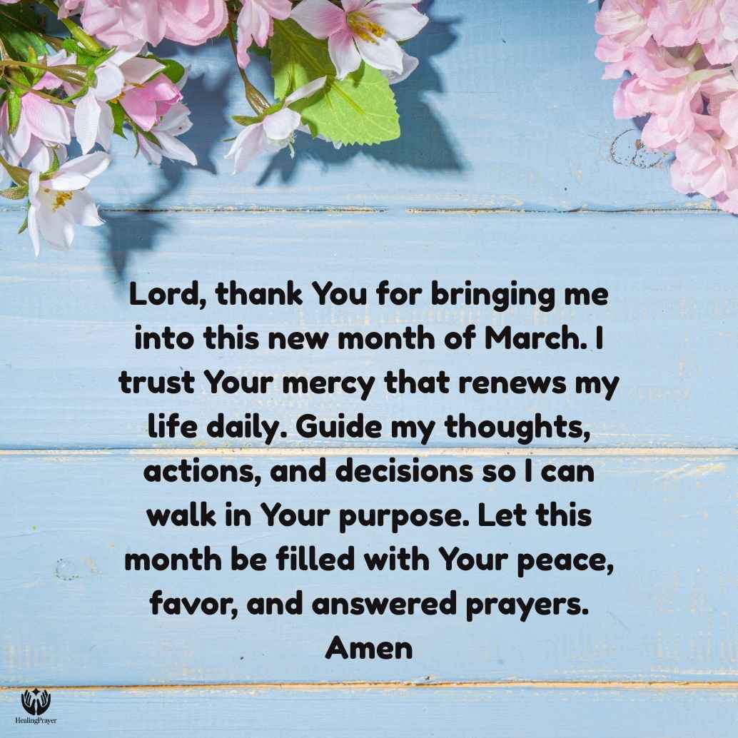420+ Powerful Prayers for the Month of March with Scriptures
