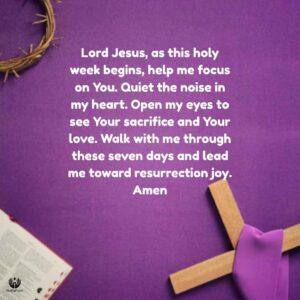 80+ Powerful Holy Week Prayers with Scriptures for Easter