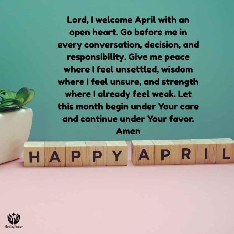 160+ Powerful Prayers for the New Month of April 2026