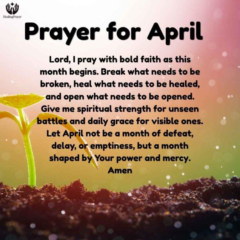 160+ Powerful Prayers for the New Month of April 2026