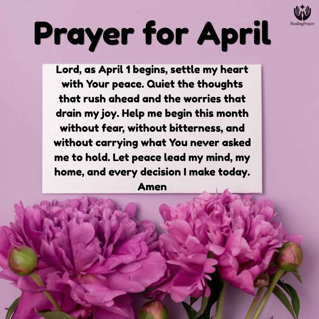 160+ Powerful Prayers for the New Month of April 2026