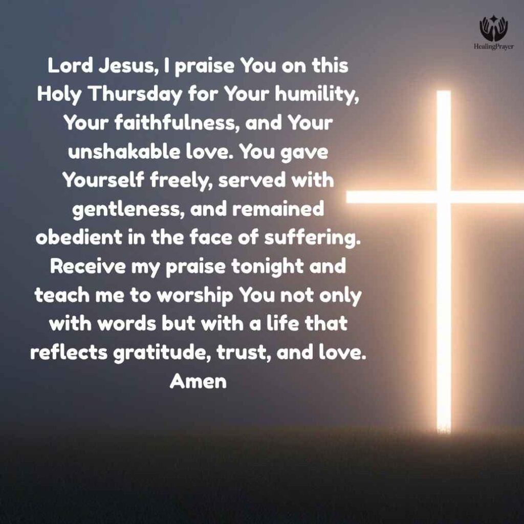 85+ Powerful Prayers for Holy Thursday with Bible Verses