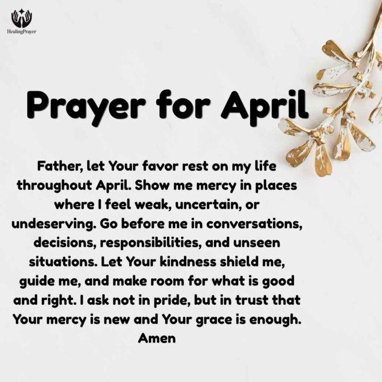 160+ Powerful Prayers for the New Month of April 2026