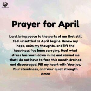 160+ Powerful Prayers for the New Month of April 2026