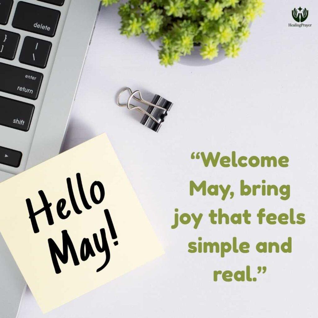 375+Hello May Quotes for Captions, Funny Sayings, and Joy